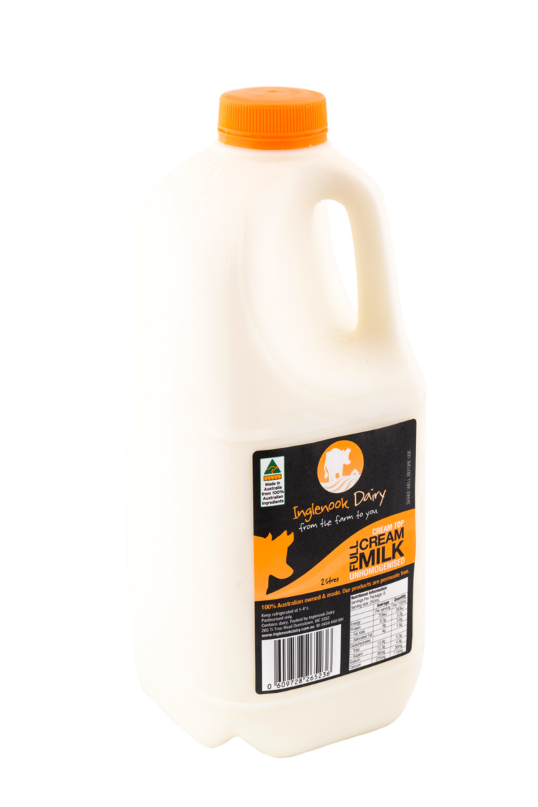 Cream Top Milk 2 Litre - Inglenook Dairy